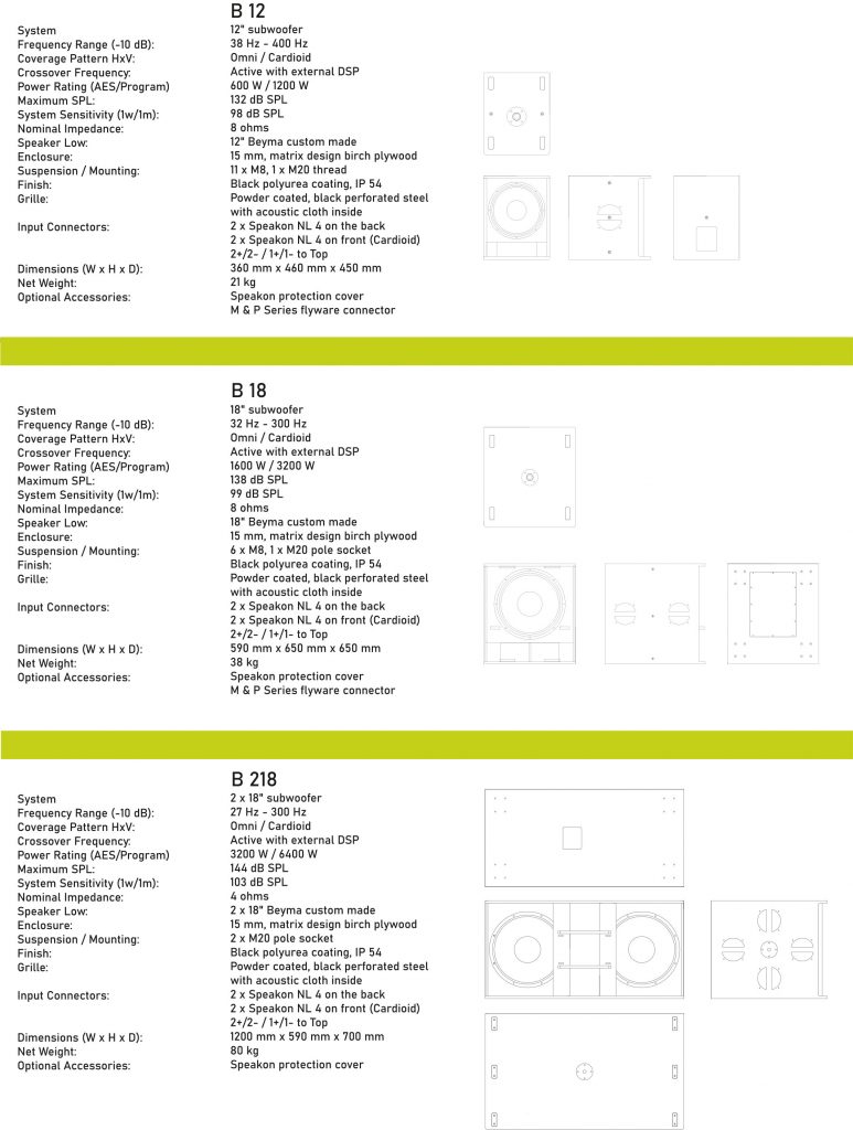 B Series – QPro Audio